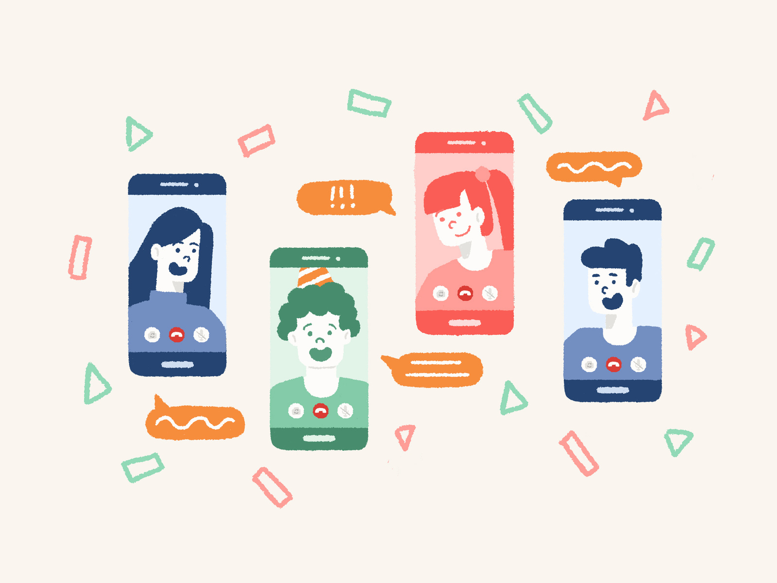 Staying Connected by Charmaine Yu on Dribbble