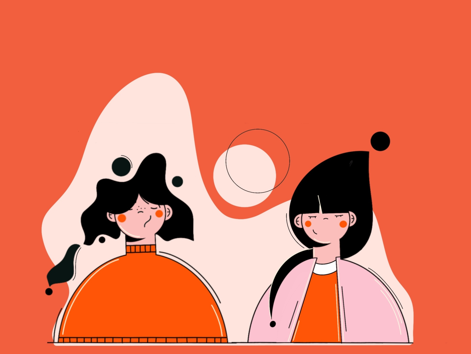 girls by Iwona Gorczynska on Dribbble