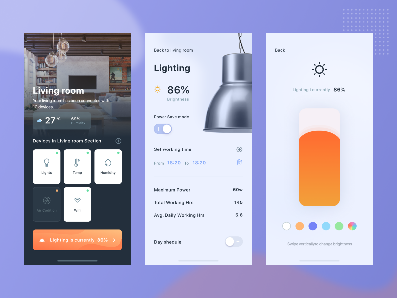 Daily UI Challenge #015 - On/Off Switch (Smart home app) by Yurii ...