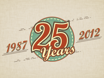 25 Years by Matt Dean on Dribbble
