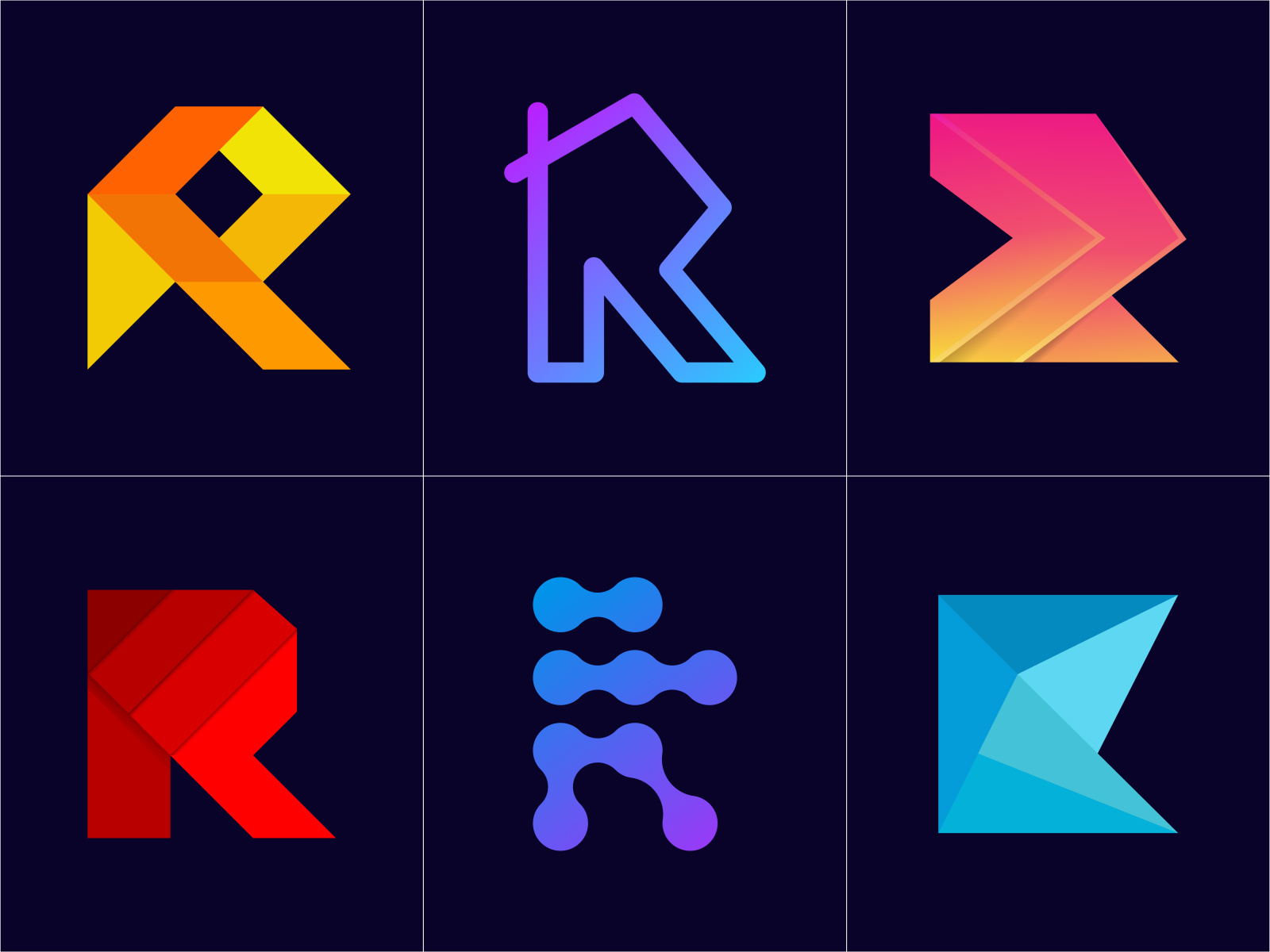 R Logofolio l Modern R Letter Logo Collection by Md. Ashiqul Islam on ...