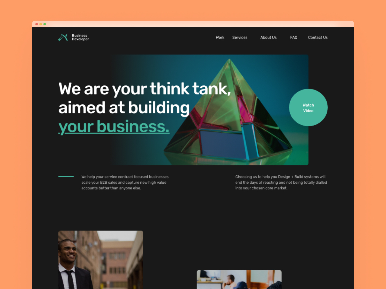 B2B Website Redesign Concept by Neil || Web Designer on Dribbble