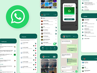 UI/UX Case Study - WhatsApp Mobile by Lucky Satria Budiman on Dribbble