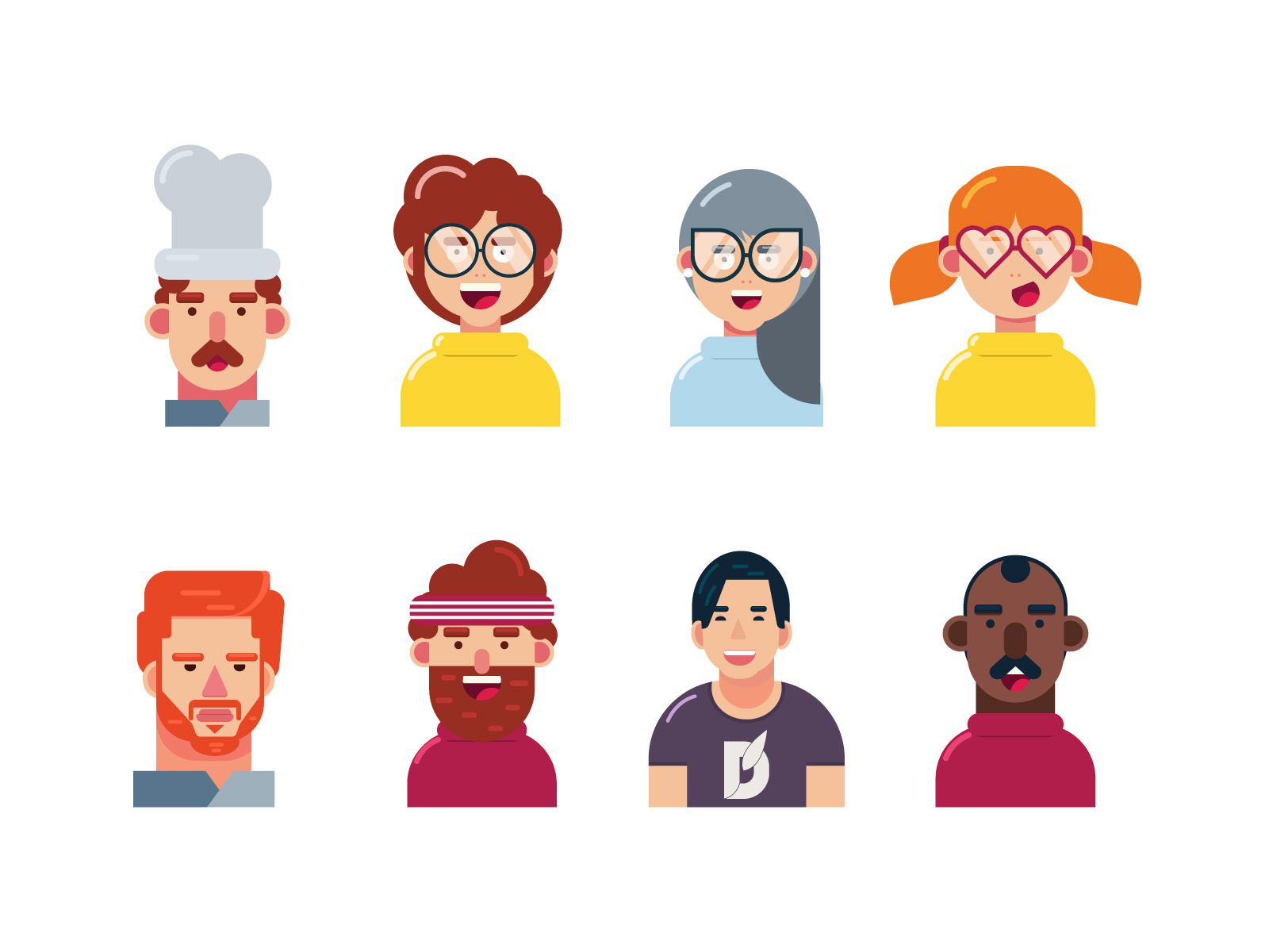 Geometric Avatar Portrait by Maimuna Aktar on Dribbble