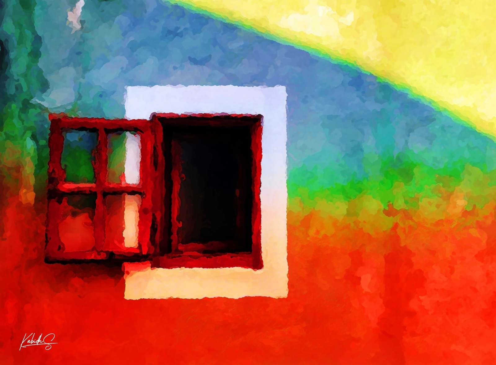 Window Painting by Kabid Hassan Shibly on Dribbble