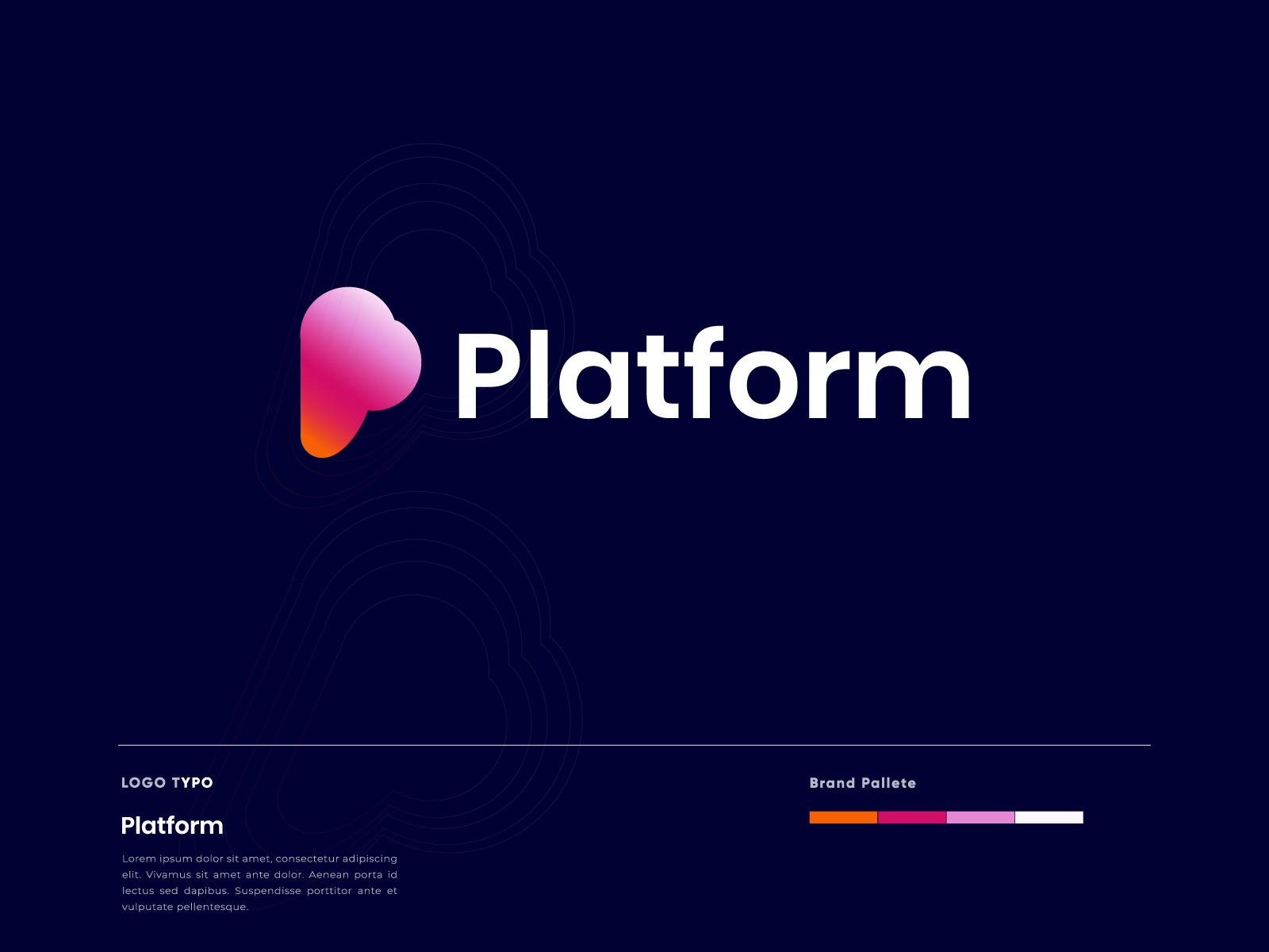 P Modern Logo Design - Logo Branding - P Lettermark Logo by Omor Rahman ...