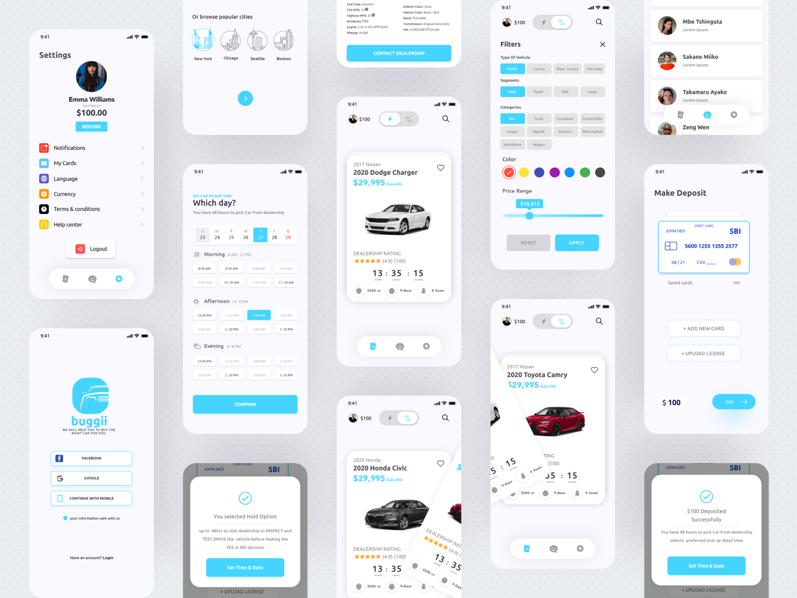 App mockup design by Malik Kurdi on Dribbble