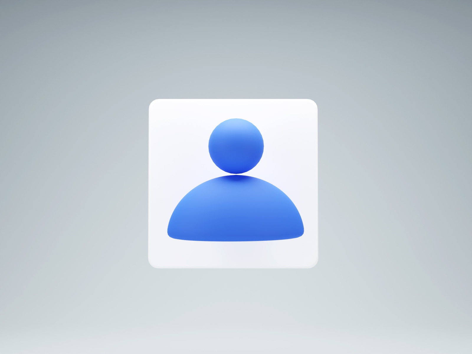 Account - 3D icon in Blender by Mathias Millioud on Dribbble