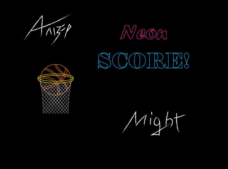 Neon score by Ali on Dribbble