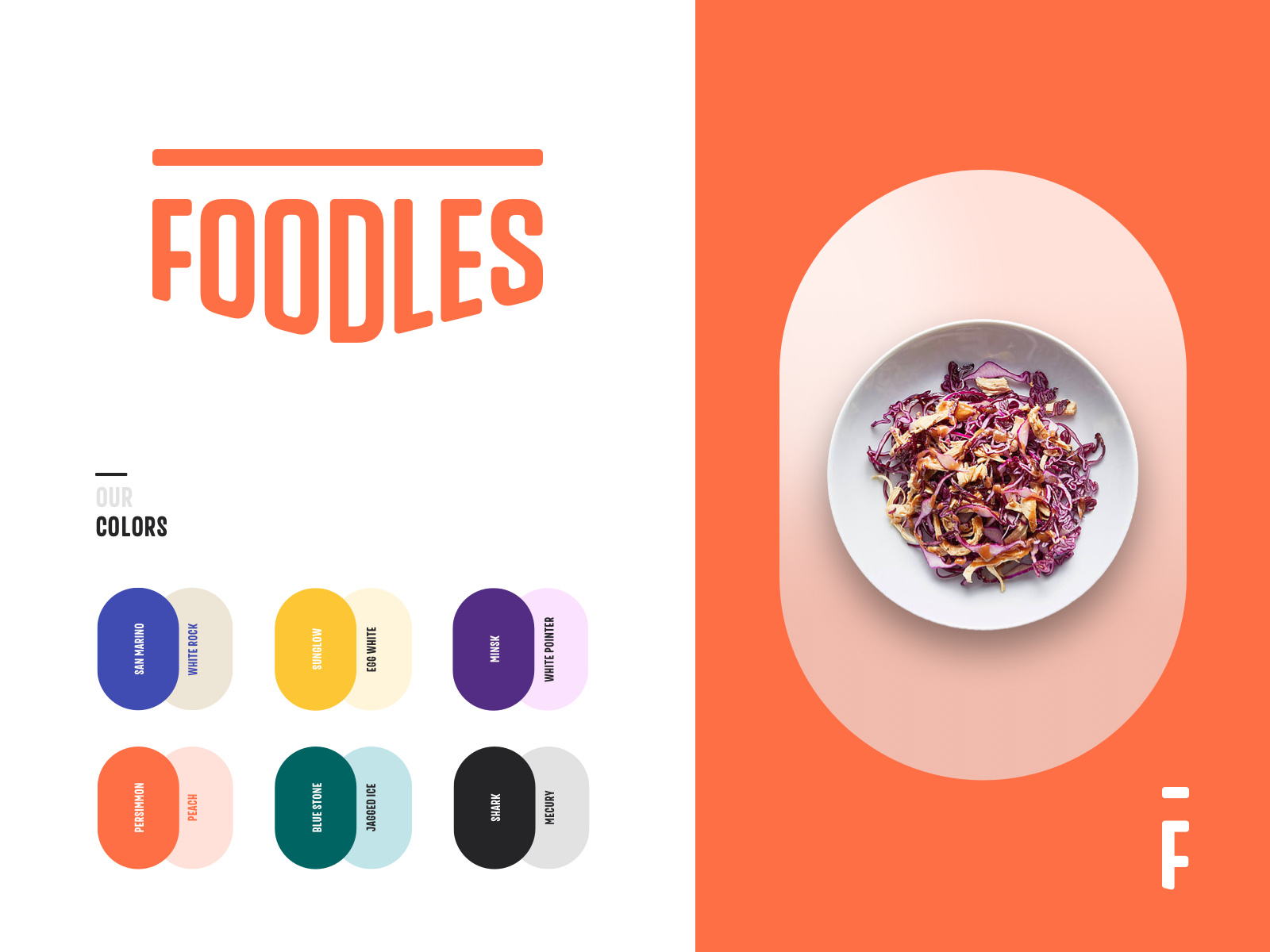 Branding - Foodles by Barthelemy Chalvet for Bruno on Dribbble