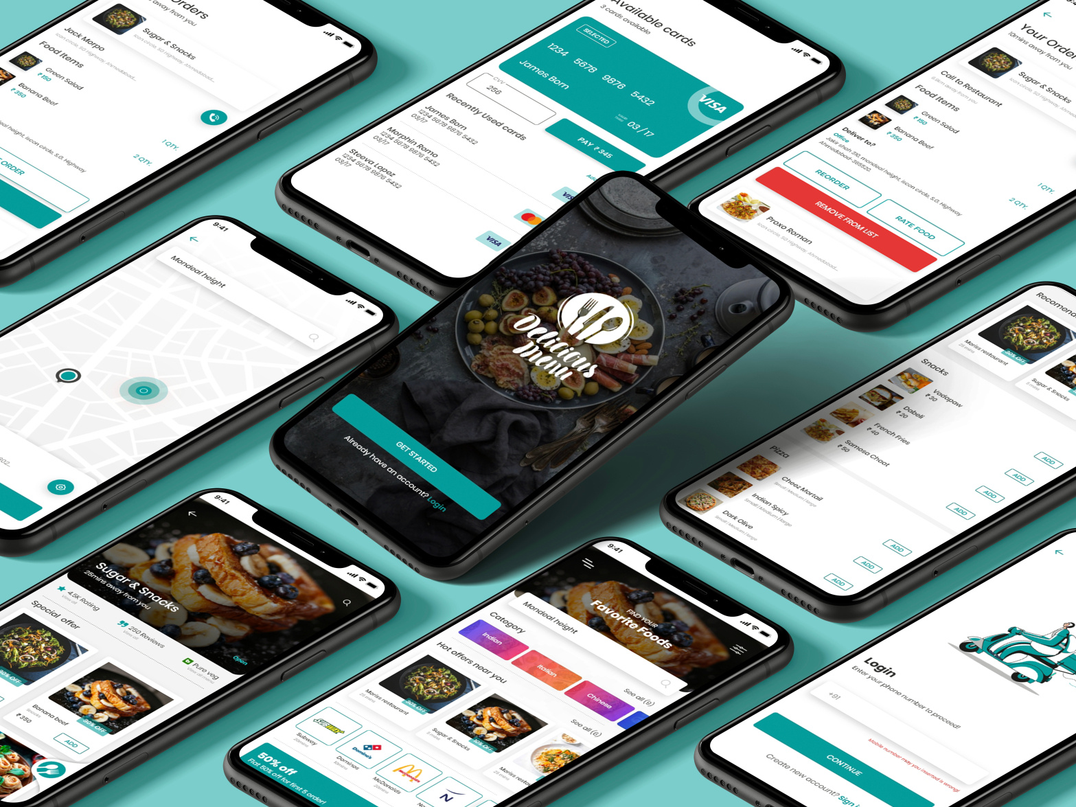 Delicious Menu - Food Delivery App by Eleganz IT Solutions on Dribbble