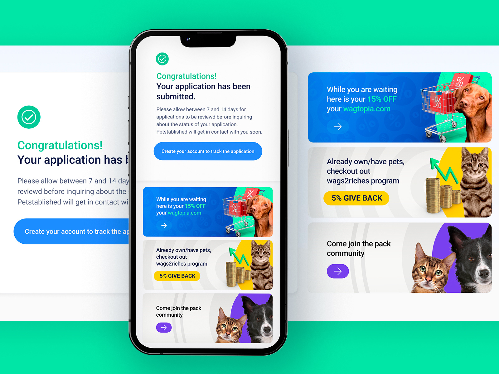 Confirmation page + 3 banners by Vitali on Dribbble