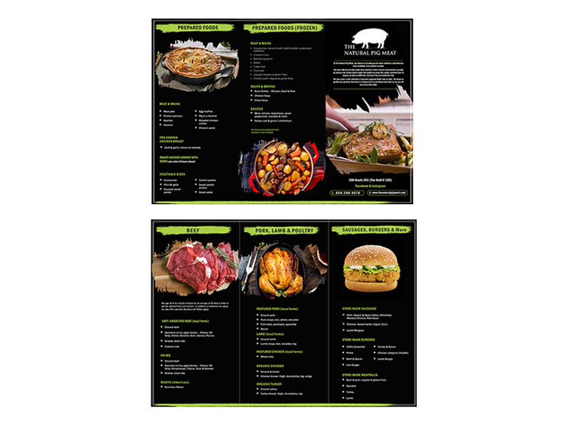 Food Brochure by Ayushi Dave on Dribbble