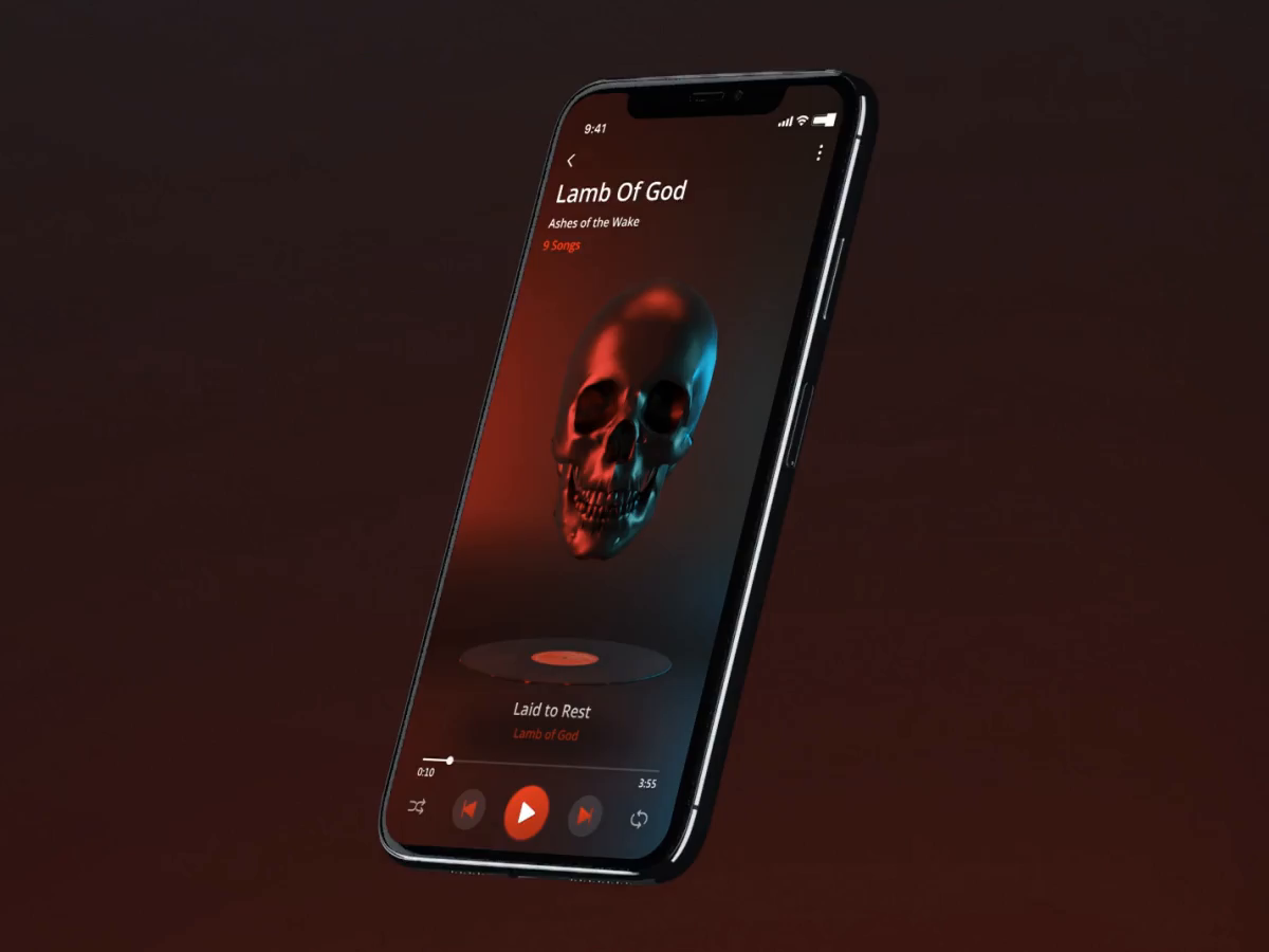 Music player animation by Shashank G on Dribbble