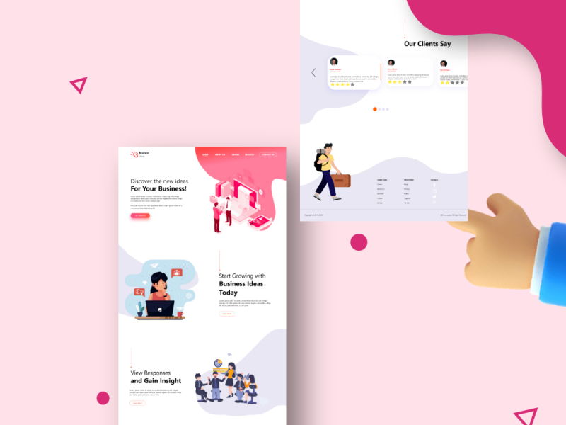 Responsive Company/Corporate Web Design by Harshada Kuntesh Chapre on ...