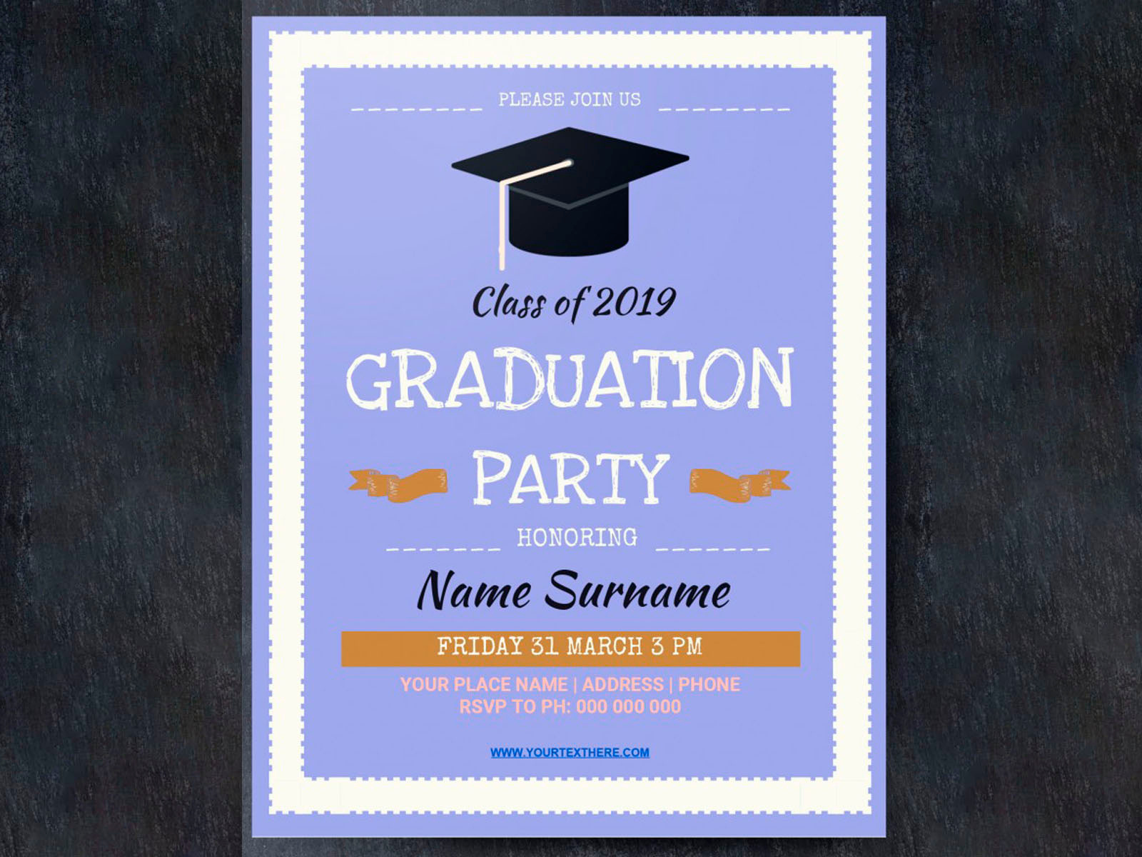 Graduation Party Invitation Free Google Docs Template By Free Google 