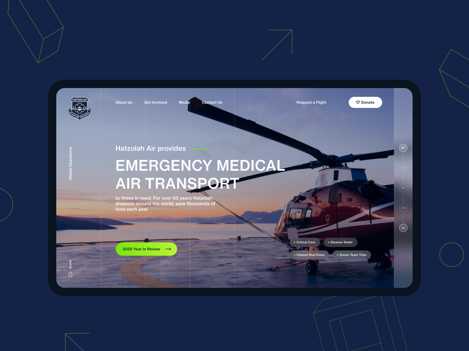 Air Emergency Website by Uliana Plotnikova on Dribbble