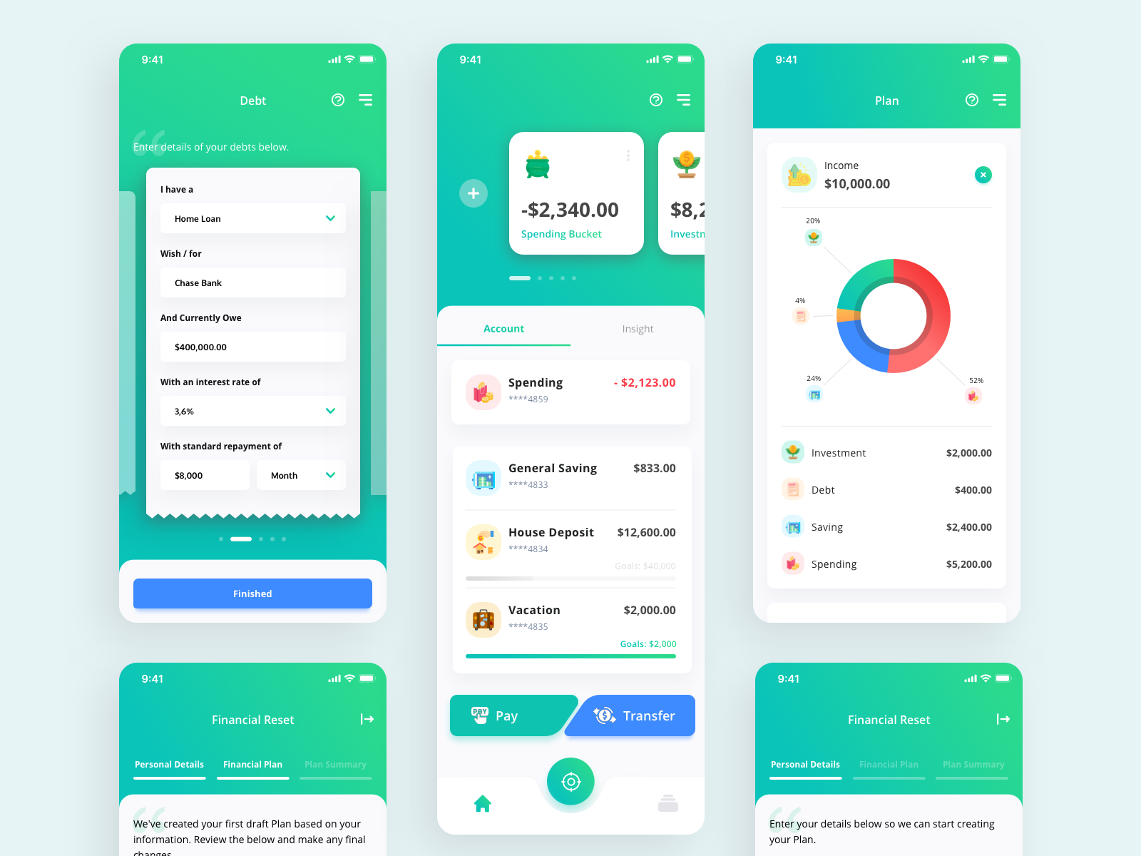 App Design for Financial Education and Planning by Dluffy Design on ...