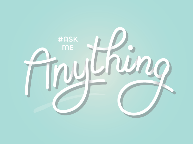 Ask me Anything by Caroline Vermeir on Dribbble