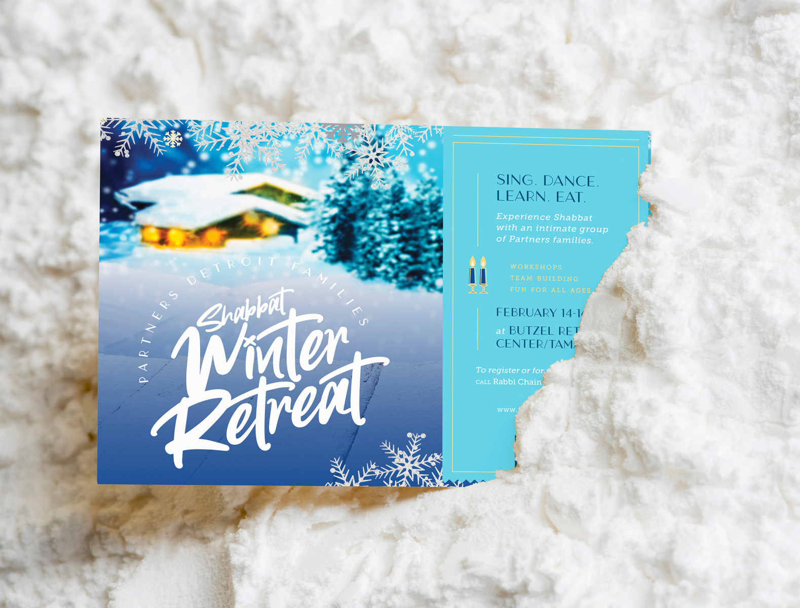 Winter Shabbaton Family Getaway by Rachel Black on Dribbble