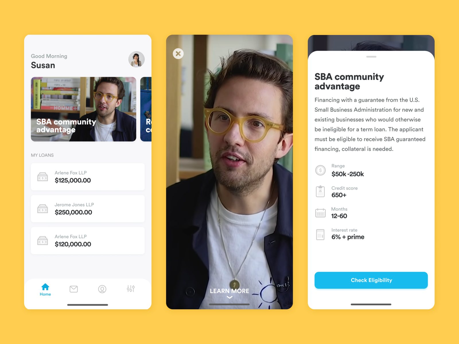 Customer mobile app by Arun on Dribbble