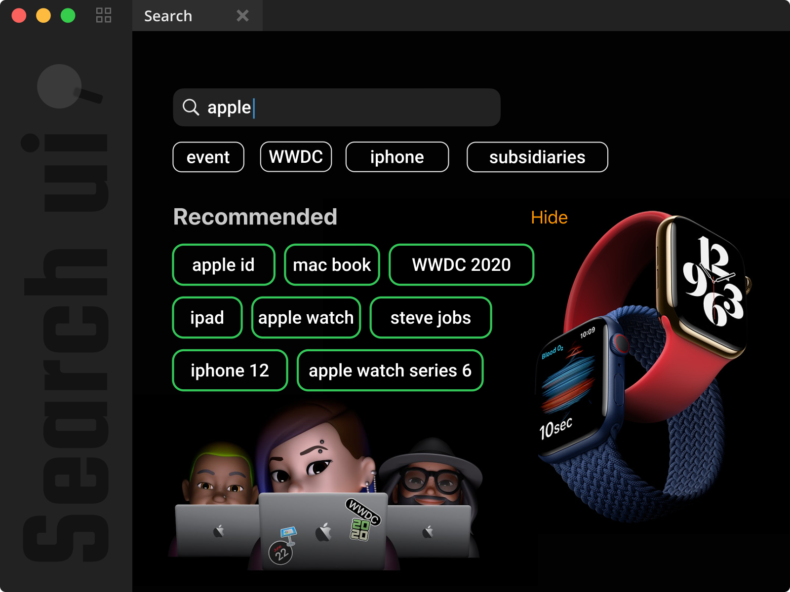 Search Ui by AKASH T on Dribbble