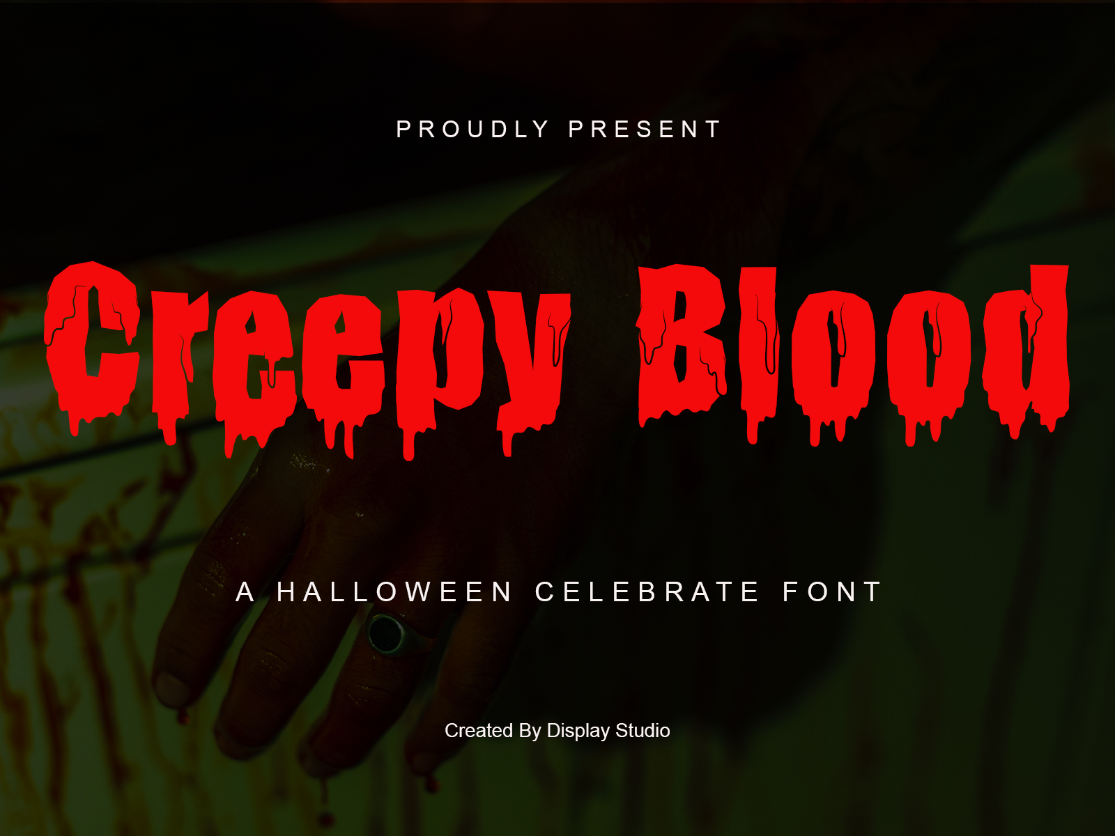 Creepy Blood by Display Studio on Dribbble