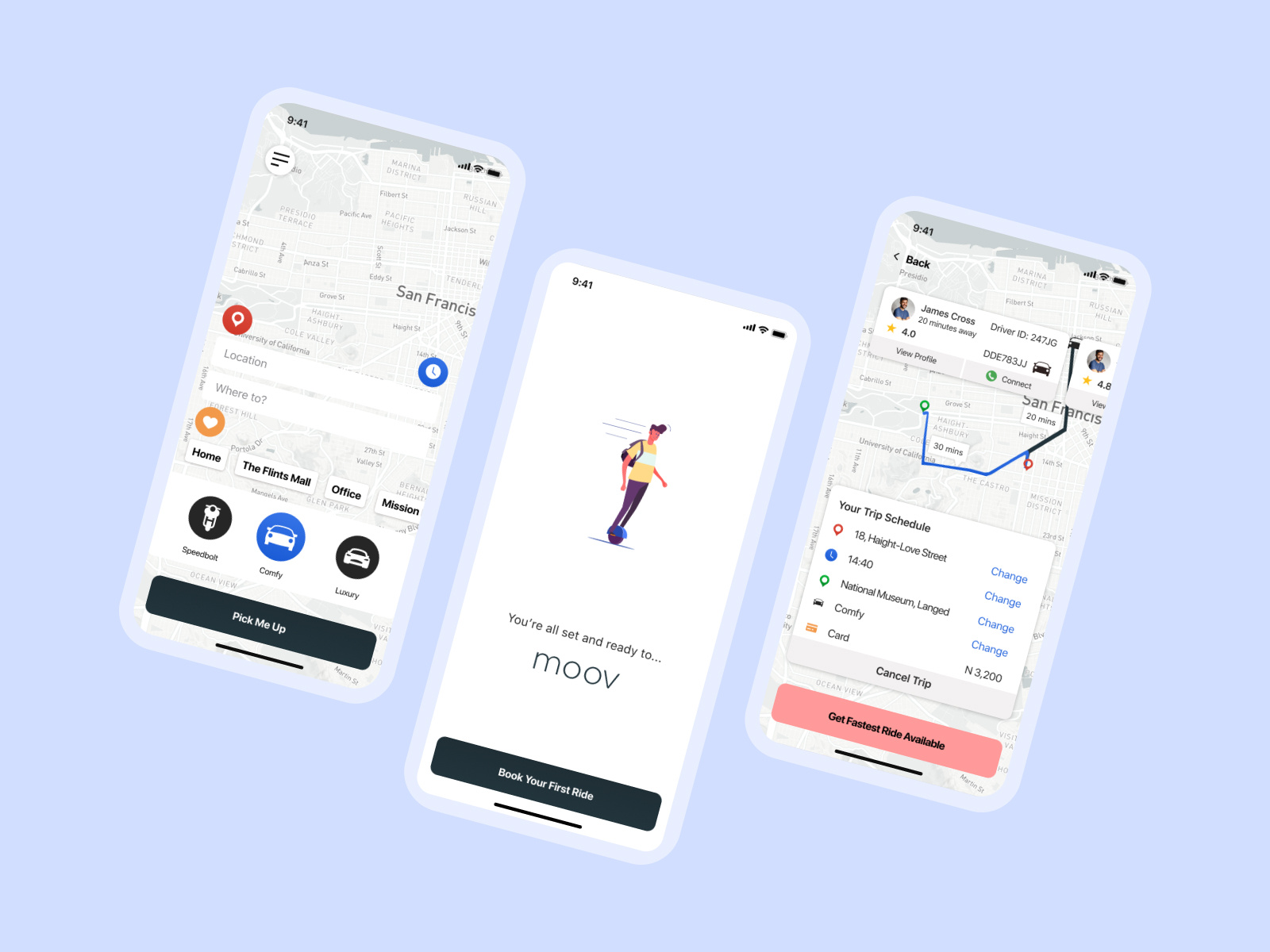 Ride Hailing Mobile App by Isaac Oladele on Dribbble