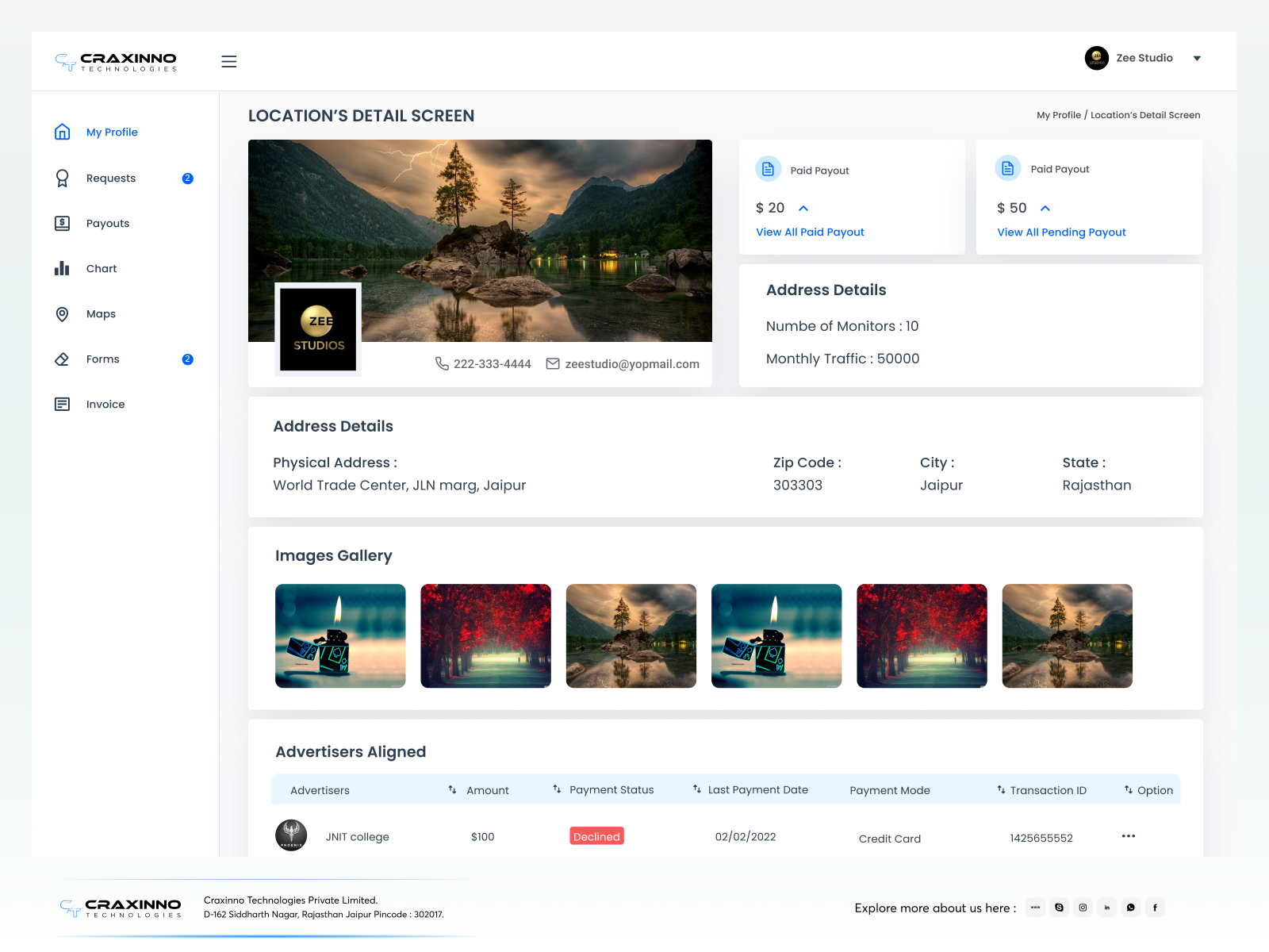 Details Page by Craxinno Technologies Private Limited. on Dribbble Details Page by Craxinno Technologies Private Limited. on Dribbble