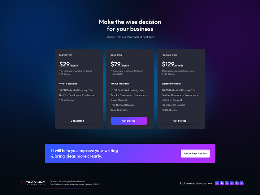 Subscription Page designs, themes, templates and downloadable graphic ...