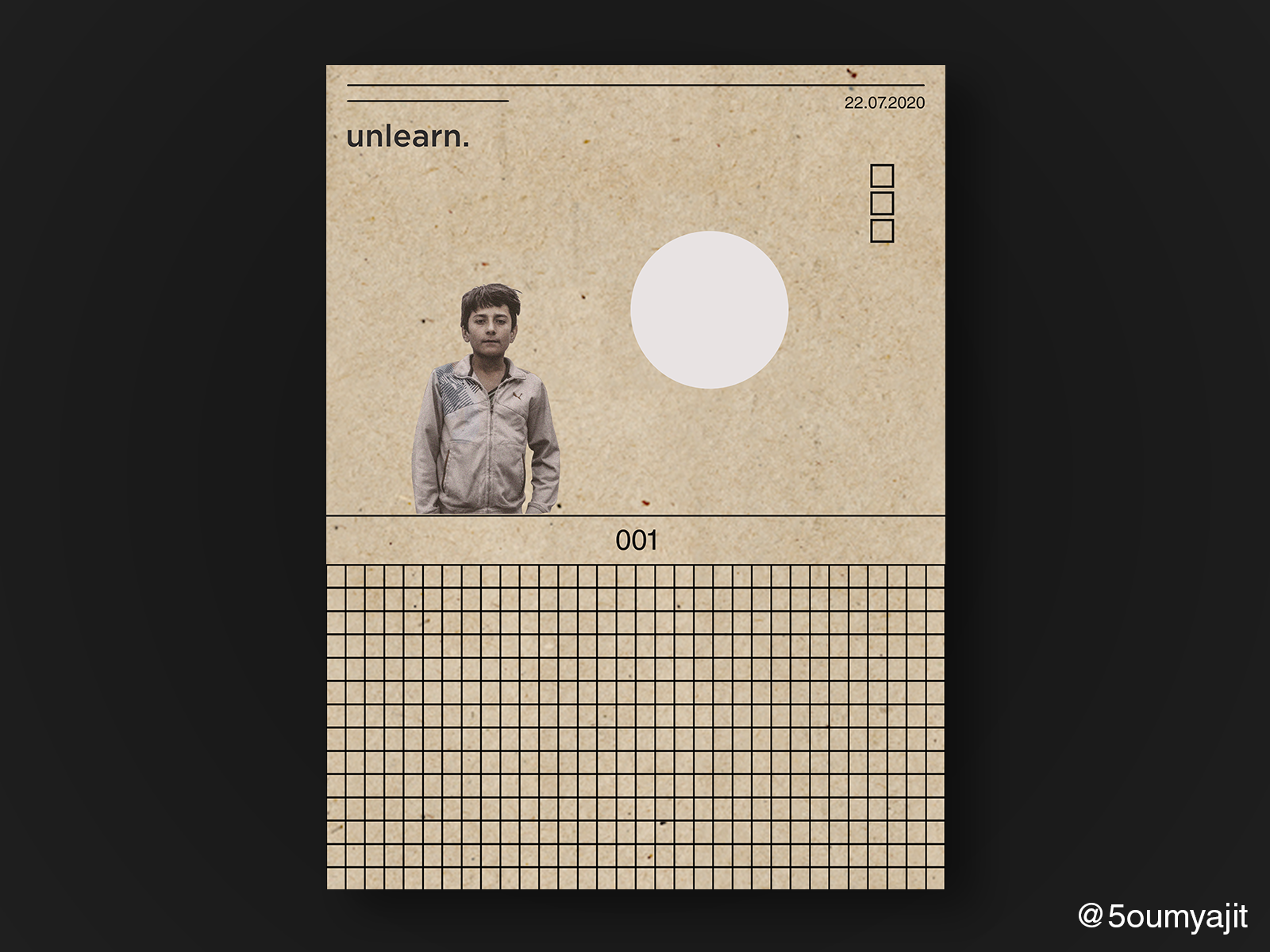 Unlearn - Poster Design by Soumyajit Sarkar on Dribbble