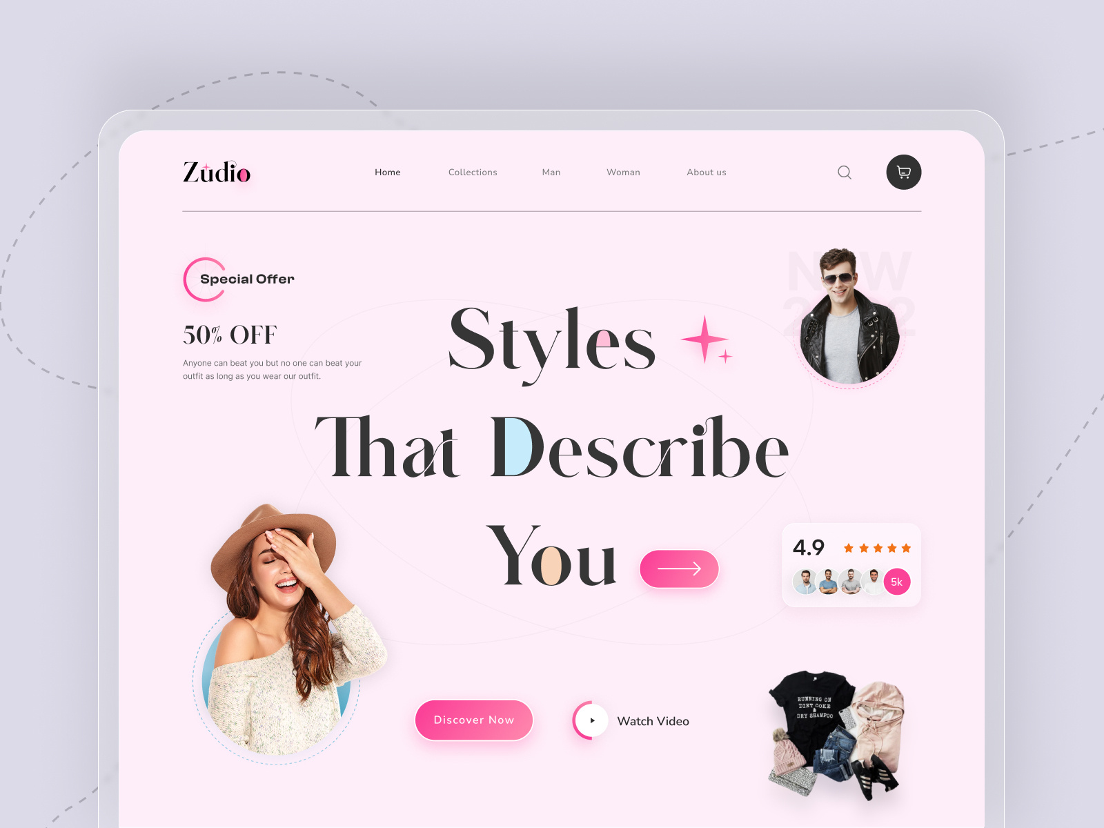 Zudio - Fashion Website by Kemil Ramani on Dribbble