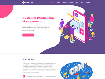 CRM Software WordPress Themes by Template Bundle on Dribbble