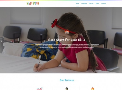 play school html template by Template Bundle on Dribbble