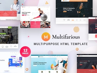 Multi Concept Services Responsive HTML 5 Website Template by Template Bundle on Dribbble