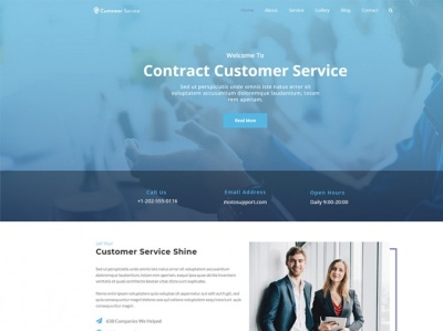 Tech Support WordPress Theme by Template Bundle on Dribbble