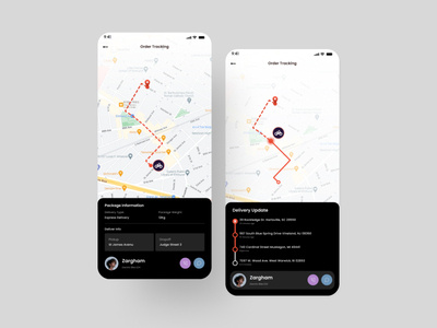 Location Tracker by Ahmad Nawaz Ali on Dribbble