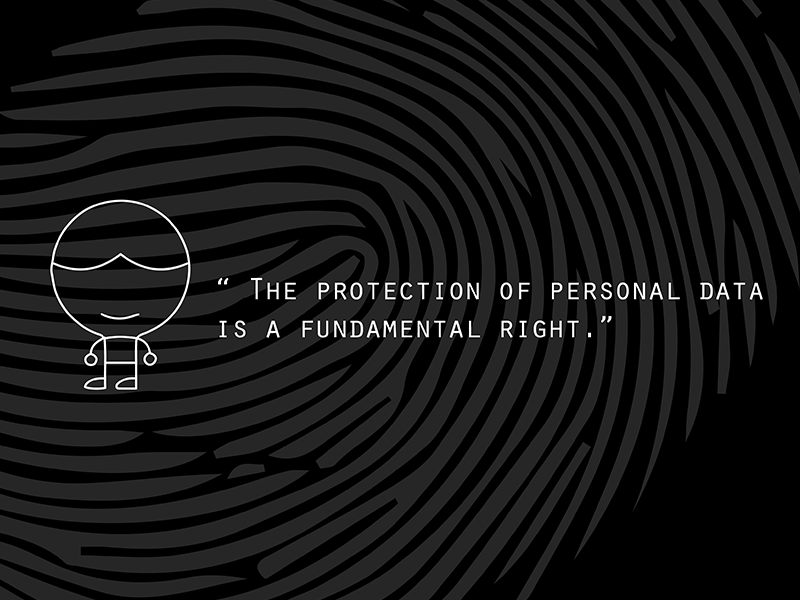 Personal data quote by Geoffrey Dorne on Dribbble