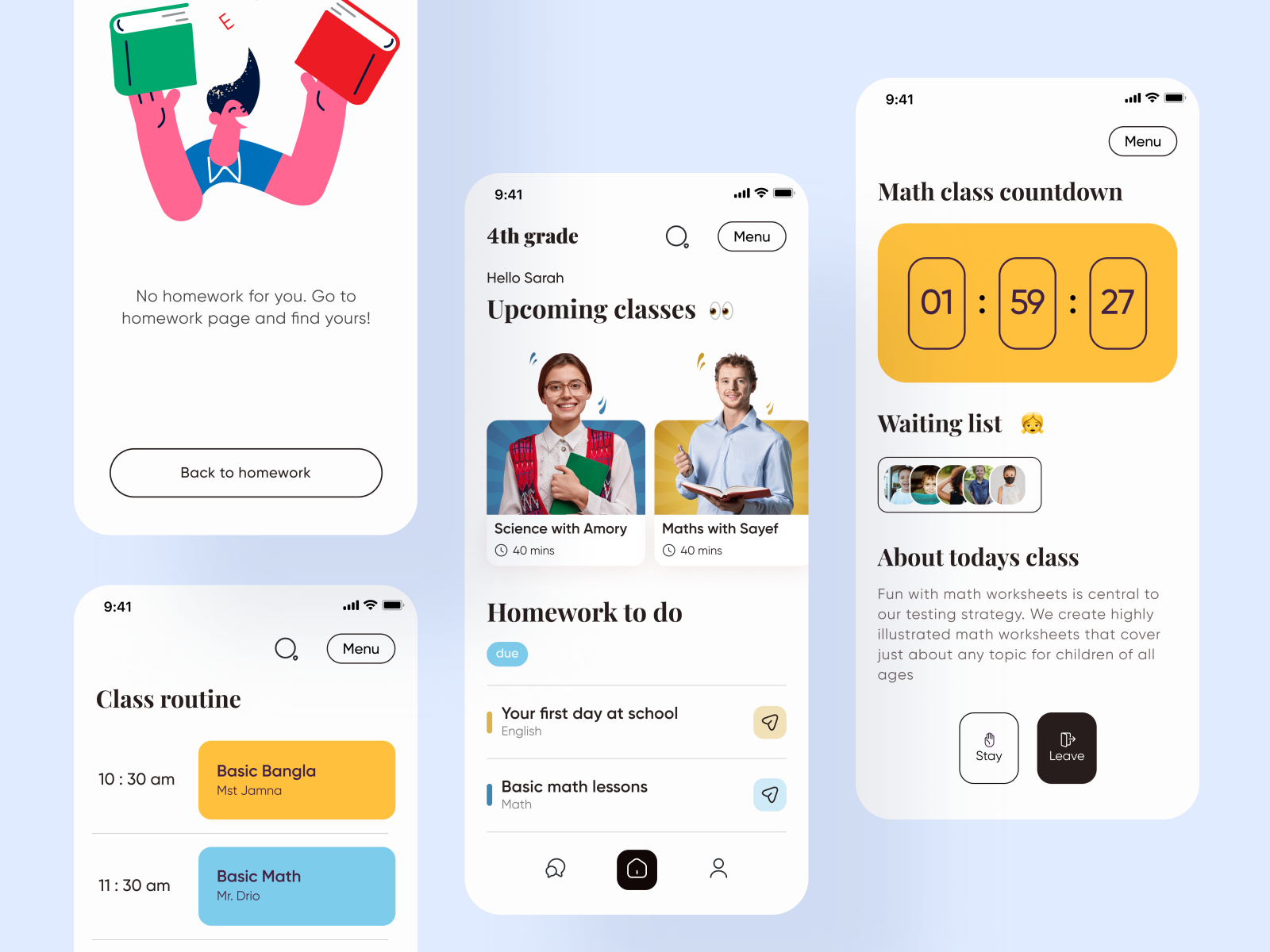 Children Education app UI concept by Sayef Mahmud for Pixel Navy Agency ...