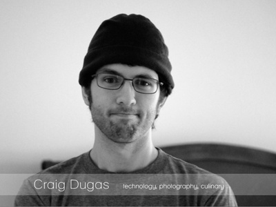 Working on craigdugas.com by Craig Dugas on Dribbble