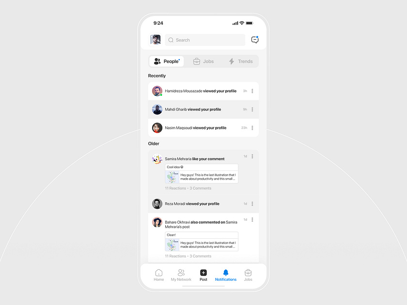 Linkedin Visual Redesign by ECH⚡️ on Dribbble