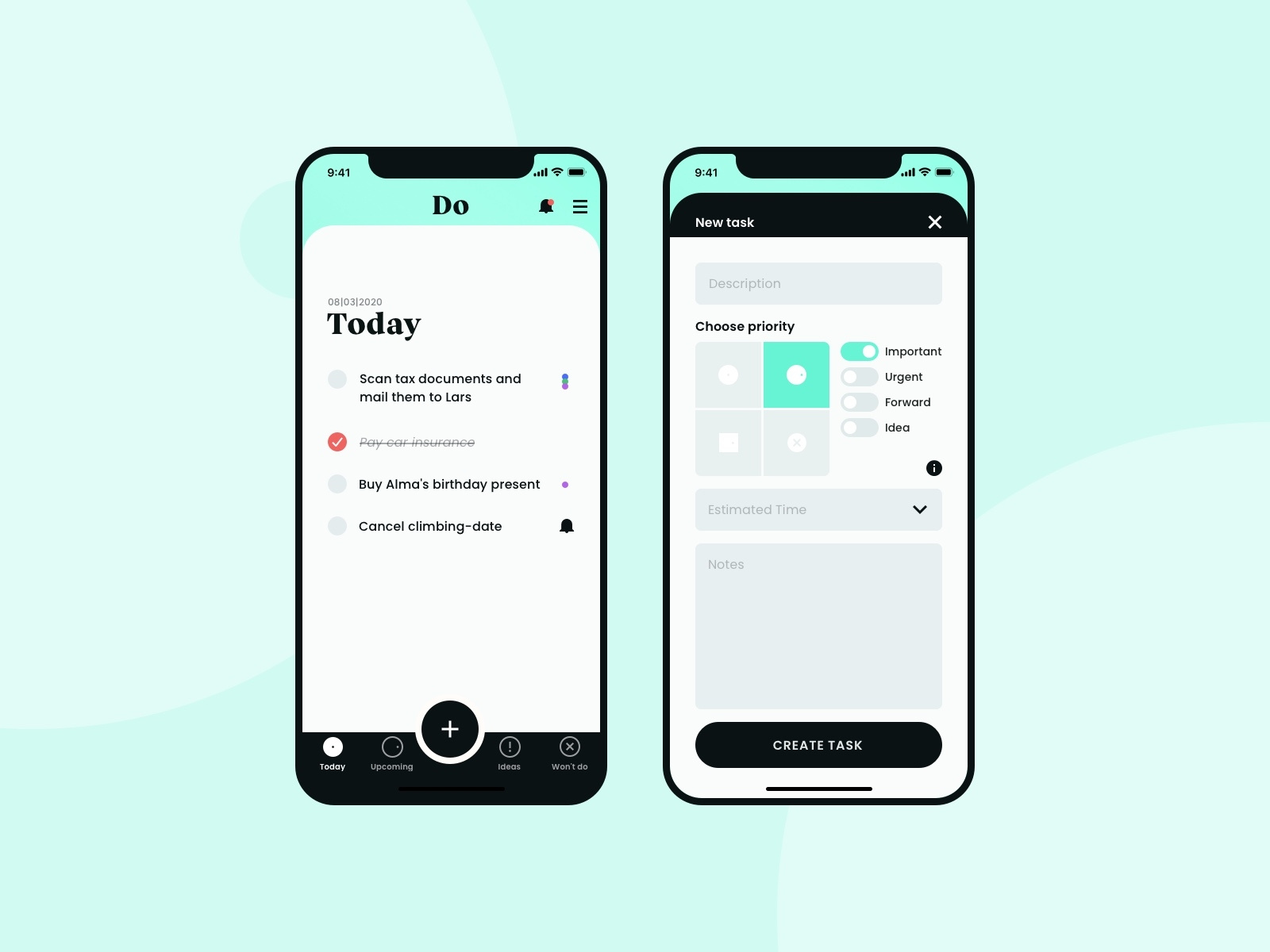 Do Task App – Lists and tasks by Carolin Seng on Dribbble