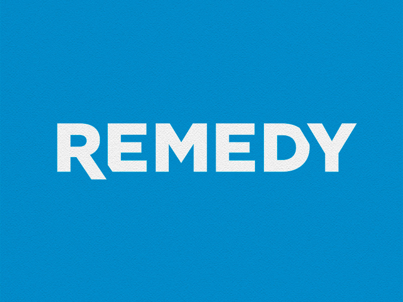 Remedy Logo by Andrew Coss on Dribbble