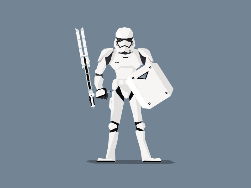 First Order Riot Trooper by Sébastien DEL GROSSO on Dribbble