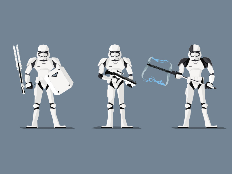 First Order Trooper by Sébastien DEL GROSSO on Dribbble