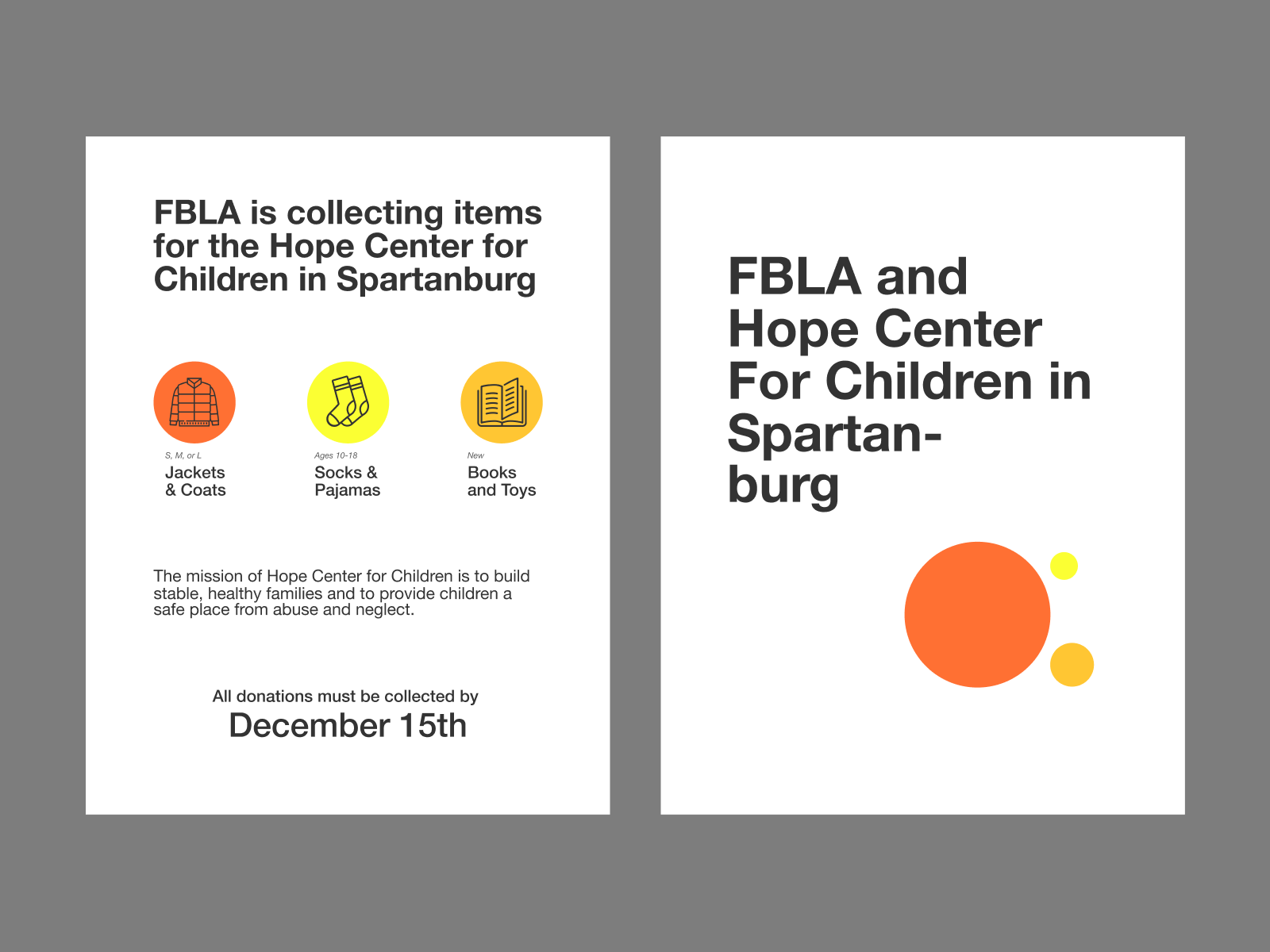 FBLA Donation Flyer by Thomas Stubblefield on Dribbble