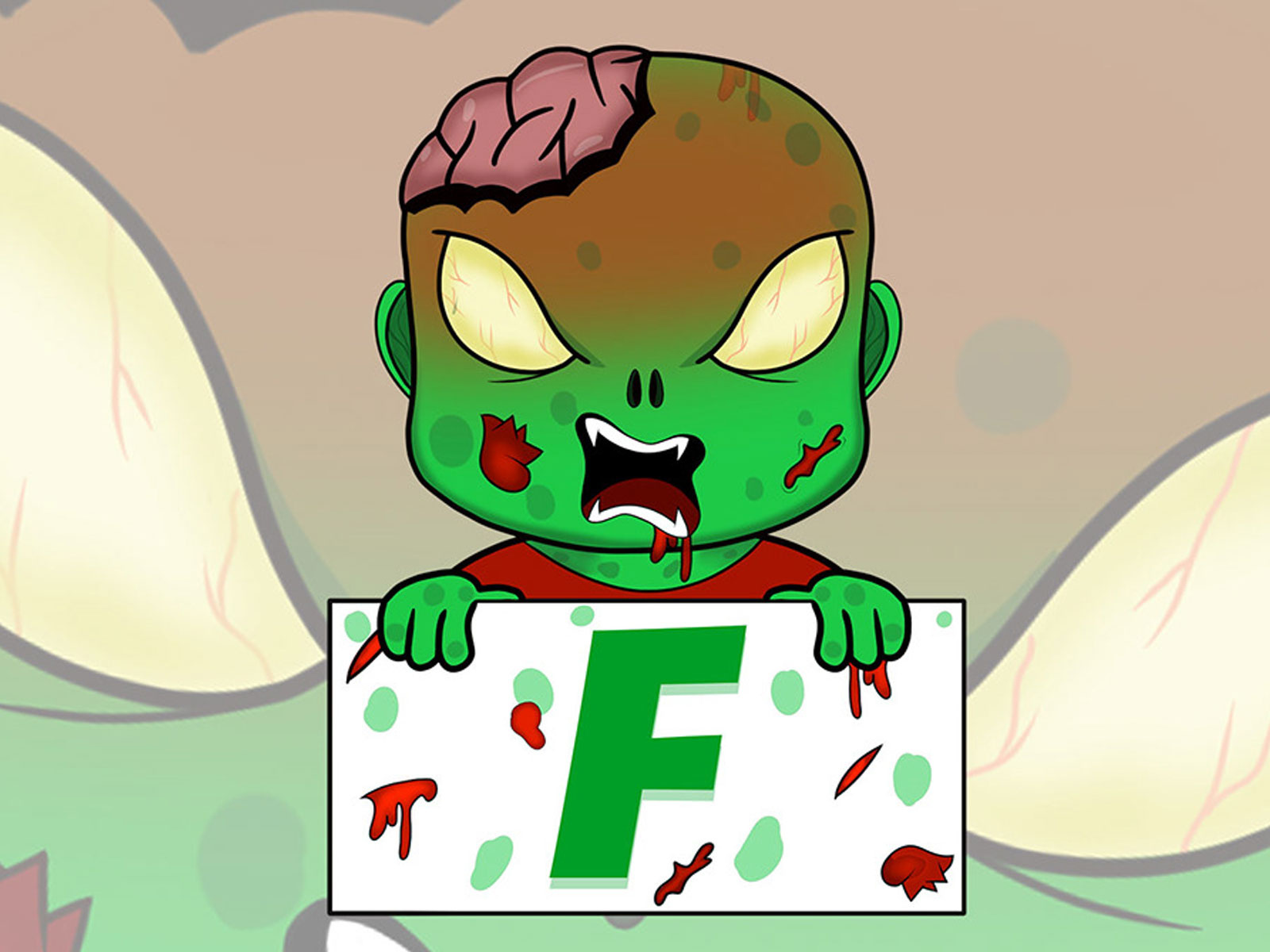 Zombie Logo by Emote Corner on Dribbble