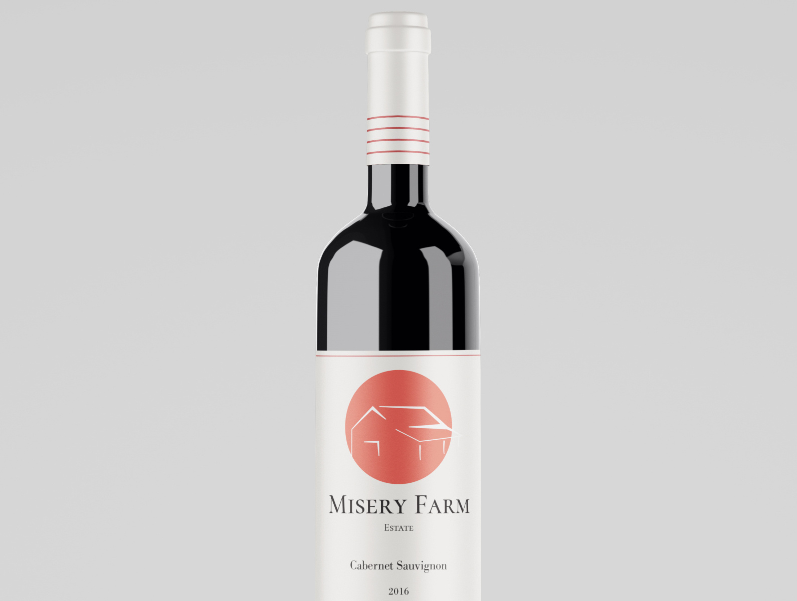 Misery Farm Wine Bottle Idea by Brandon Lee on Dribbble