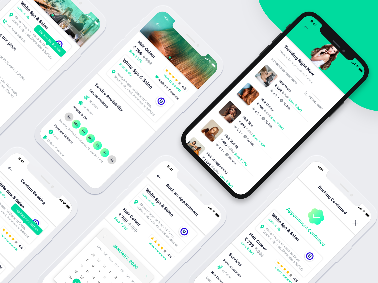 OnDemand Service Booking App UI Screens by NectarBits Pvt Ltd on Dribbble