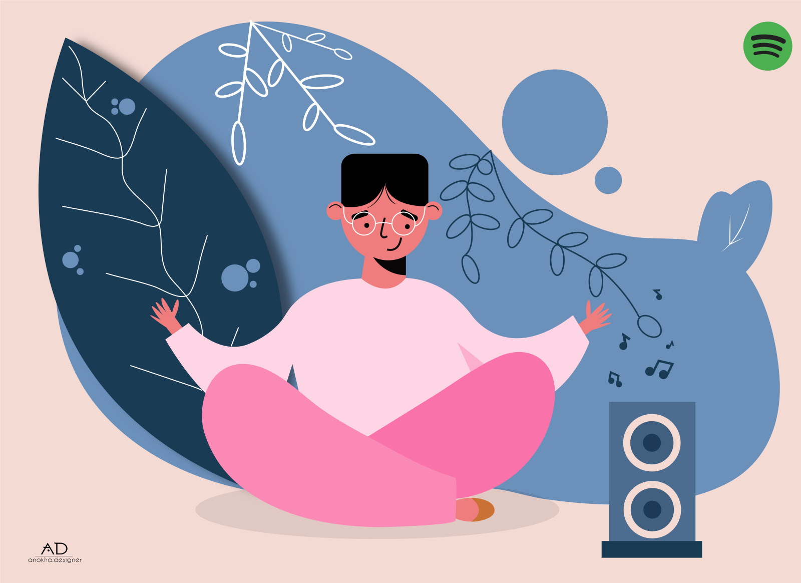 FLAT ILLUSTRATOR by anokha designer on Dribbble